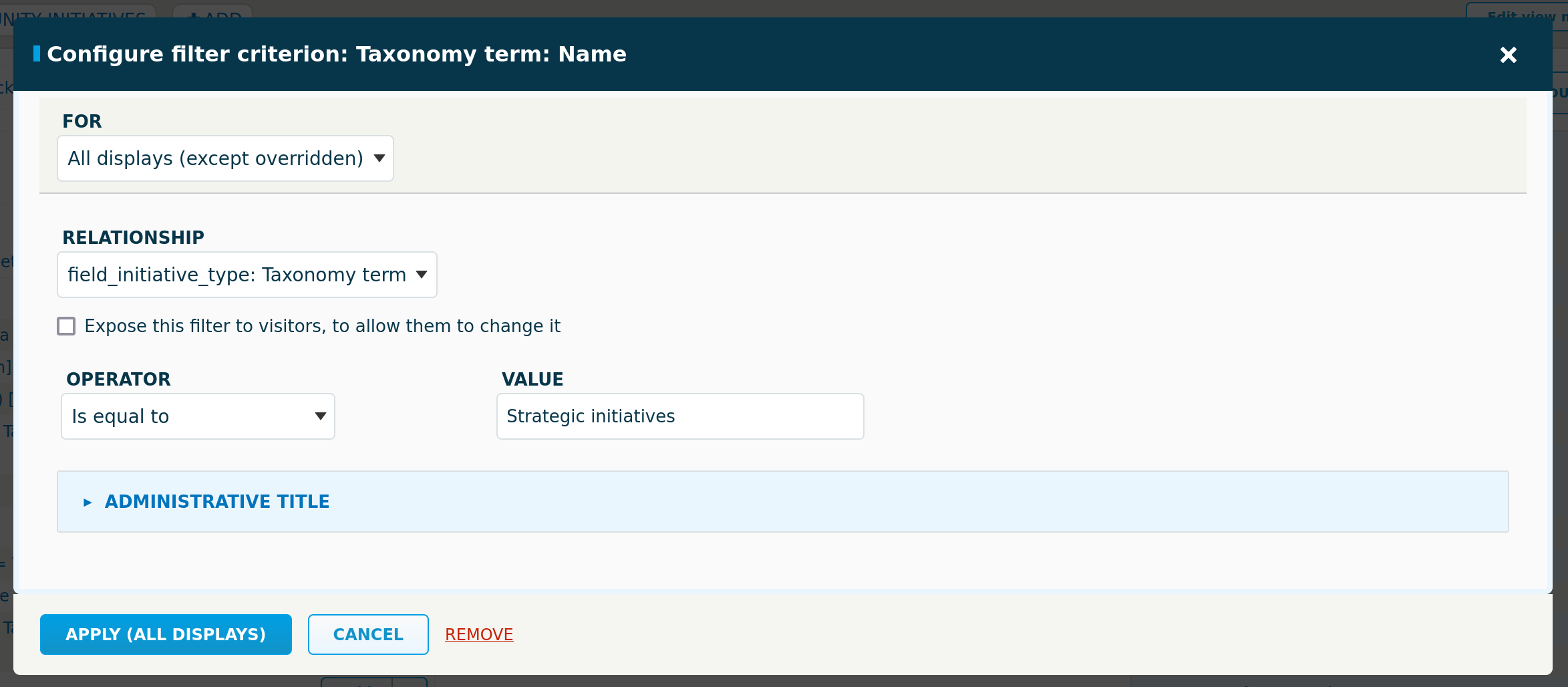 How to Use Term Name Instead of Term ID in Views Filter?